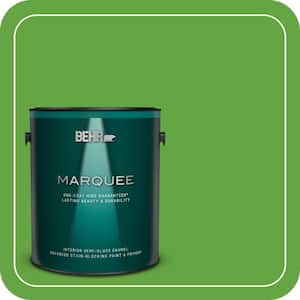BEHR PREMIUM PLUS 8 oz. #430B-6 Caterpillar Semi-Gloss Interior ...