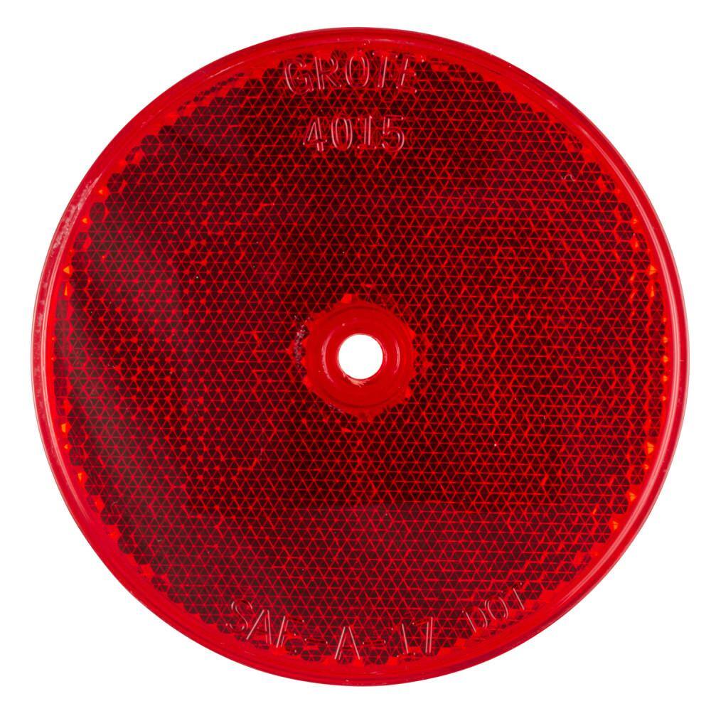 Sealed Center-Mount Reflector - Red 40152 - The Home Depot