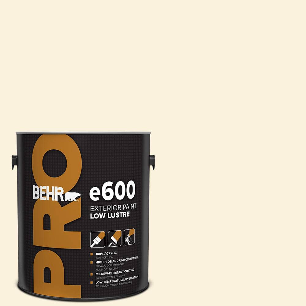 BEHR PRO 1 gal. #360A-1 Social Butterfly Low Luster Exterior Paint ...