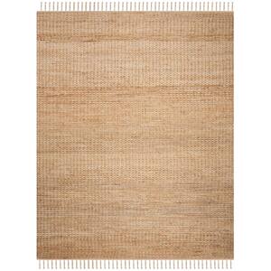 SAFAVIEH Natural Fiber Rust 9 ft. x 12 ft. Solid Area Rug NF447C-9