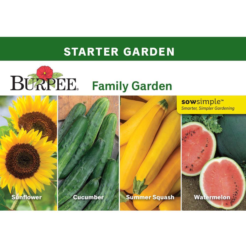 Burpee Starter Garden, Family Garden Seed 55016 - The Home Depot