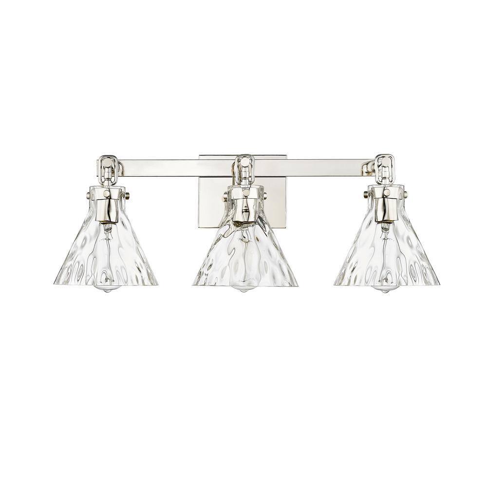 Millennium Lighting Barlon 25.5 in. 3-Light Polished Nickel Vanity ...