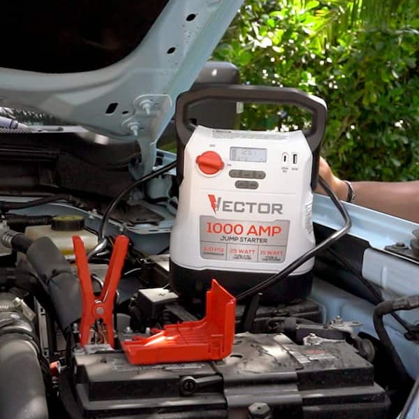 VECTOR 1000 Amp Jump Starter, Compressor, USB Power VECJ1C - The Home Depot