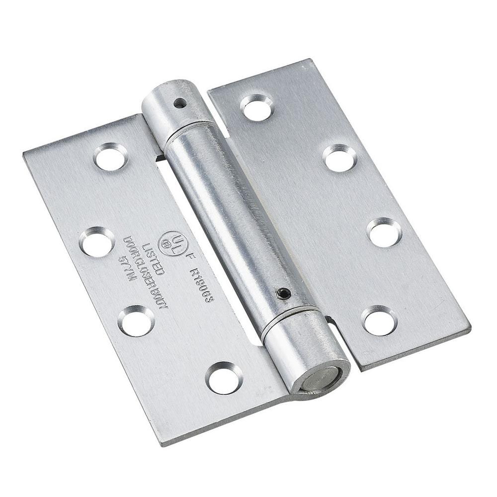 Onward 4 in. x 4-1/2 in. Full Mortise Adjustable Spring Hinge 5823BCB1 ...