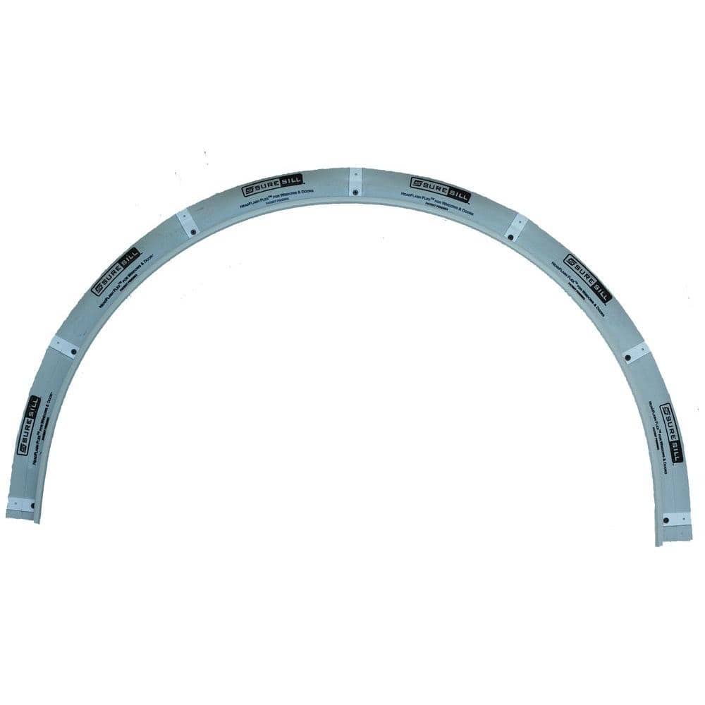 SureSill 1-3/8 in. x 60 in. Flexible PVC Sloped Head Flashing for Arch ...