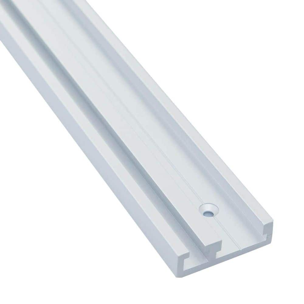 ‎POWERTEC 32 in. Dual Track Rail Aluminum Combo T-Track and Miter Track ...