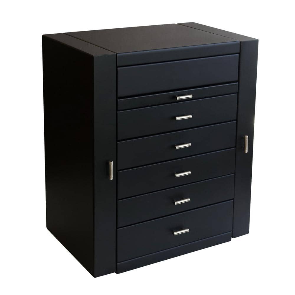 Mele & Co Geneva Java Finish Wooden Jewelry Box 00879F13 - The Home Depot