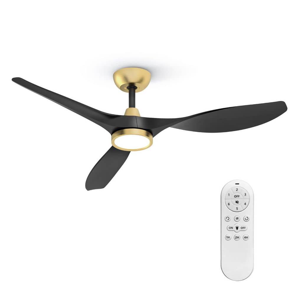 Reviews for QRMOK R3 52 in. Indoor Ceiling Fan with Light and Remote ...