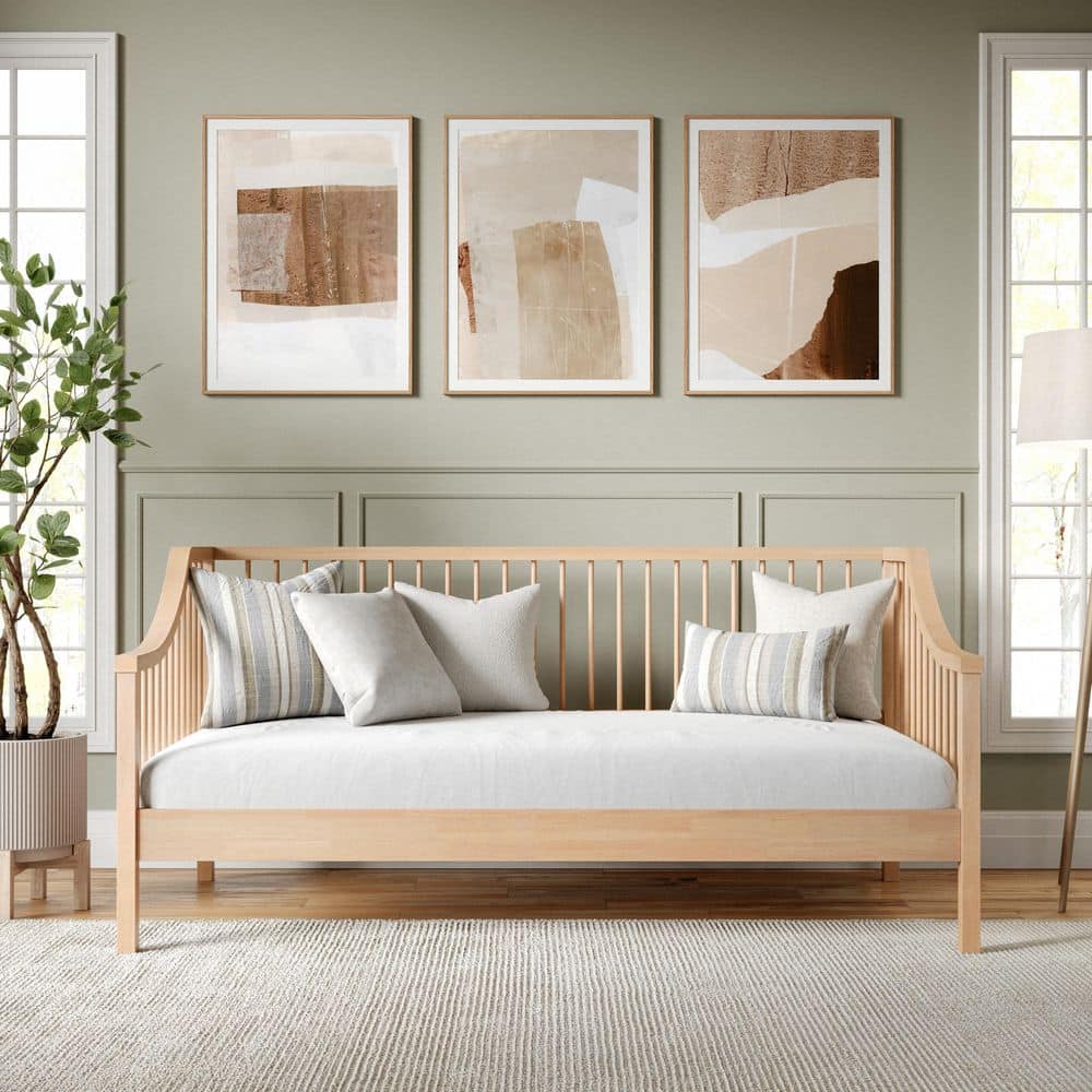 Reviews for MARTHA STEWART Neely Light Beech Solid Wood Twin Daybed ...