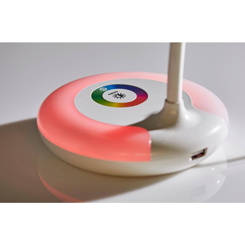 19 in. White LED Task Lamp with Color Changing 782247947644 | eBay