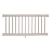 Weatherables Walton 3 ft. H x 8 ft. W Tan Vinyl Railing Kit WTR-THDW36 ...