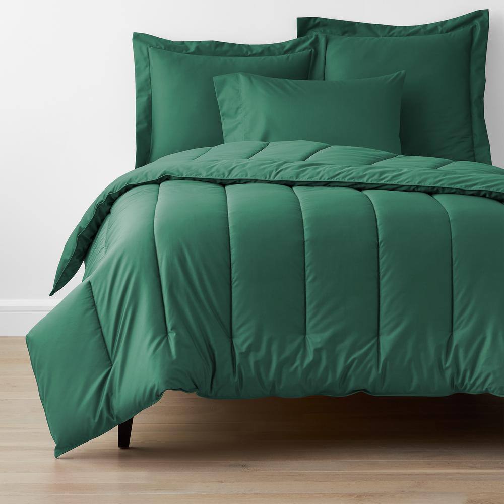 The Company Store Company Cotton Evergreen Solid 300 Thread Count ...