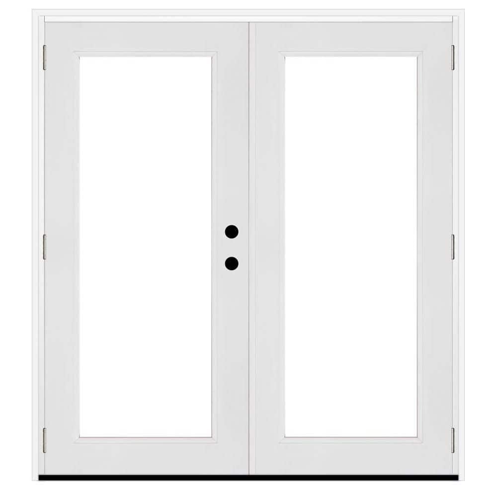MP Doors 72 in. x 80 in. White Universal Inswing Premium Fiberglass LOE ...