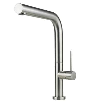 Luxurious Single Handle Pull-Down Sprayer Kitchen Faucet in Brushed ...