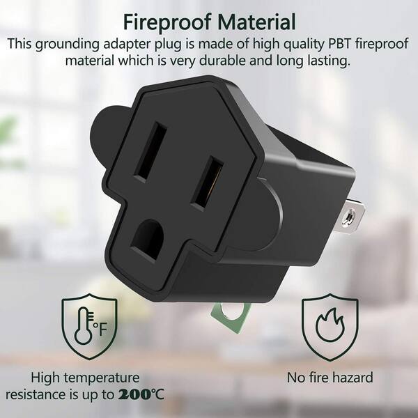 Female Plug BISupply Electrical Plug Replacement - 125V 15 Amp Female ...