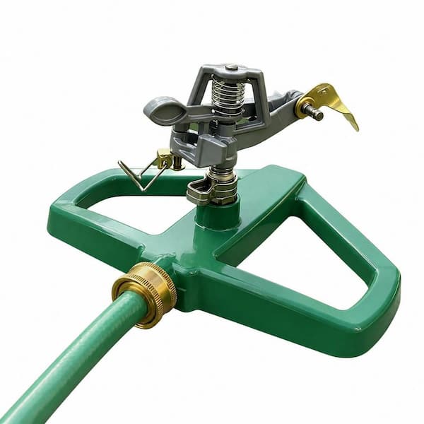 MISOPILY 360° Rotating Lawn Sprinkler for Yard Large Area Adjustable ...