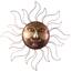 Sun Wall Art 25 in. Steel Bronze Sun Decorative Wall Art GI418WS2
