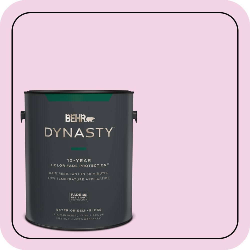 BEHR DYNASTY 1 gal. #690A-2 Hopeful Semi-Gloss Enamel Exterior Stain ...