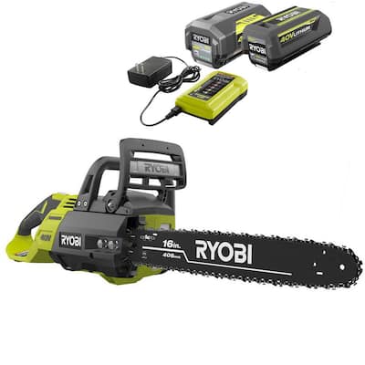 RYOBI - Cordless Chainsaws - Electric Chainsaws - The Home Depot