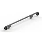 Arc and Hammer 5 ft. Scroll Wrought Iron Handrail SC5