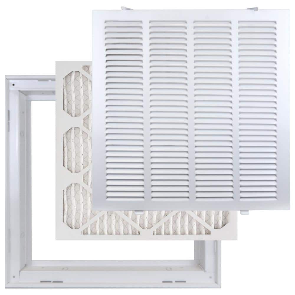 Venti Air 20 in. x 20 in. High Return Air Filter Grille with MERV 11 ...