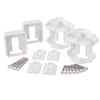 Fiberon ArmorGuard Classic White Plastic Line Rail Hardware Kit BKT19 ...
