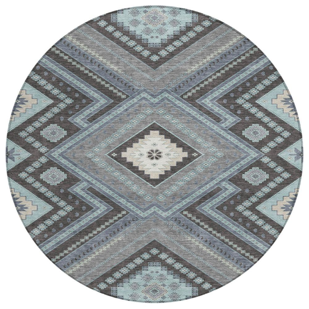 Addison Rugs Chantille Machine Washable Indoor/Outdoor Abstract ACN1010 ...
