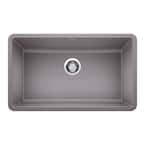 Blanco PRECIS Undermount Granite Composite 30 in. Single Bowl Kitchen ...