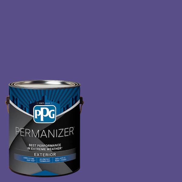 PERMANIZER 1 gal. PPG1247-7 Eggplant Semi-Gloss Exterior Paint PPG1247 ... PERMANIZER 1 gal. PPG1247-7 Eggplant Semi-Gloss Exterior Paint PPG1247 ...