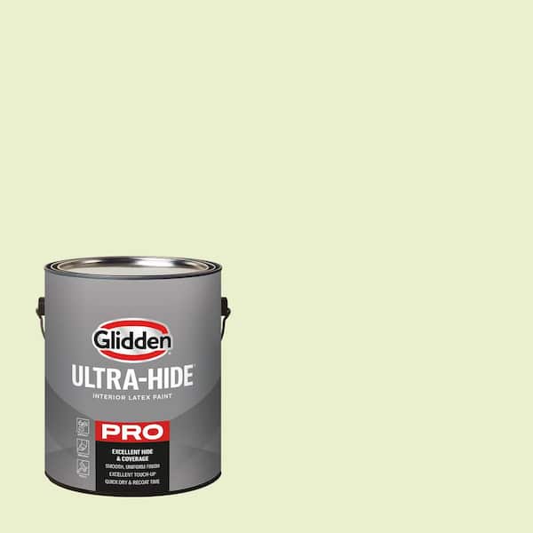 Glidden Ultra-Hide 1 Gal. PPG1216-2 Cool Yellow Eggshell Interior Paint ...