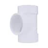 Charlotte Pipe 2 in. DWV PVC Flush Cleanout Tee Fitting PVC004450800HD ...