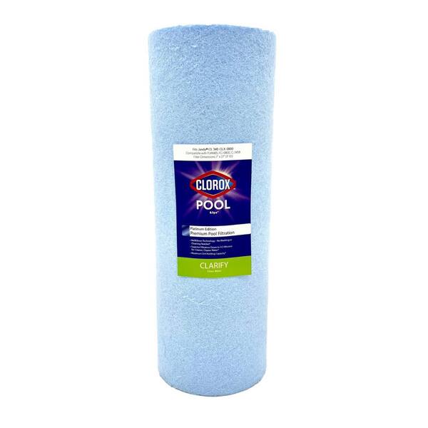 Clorox Platinum Edition 7 in. Dia Premium Pool Filter Cartridge ...