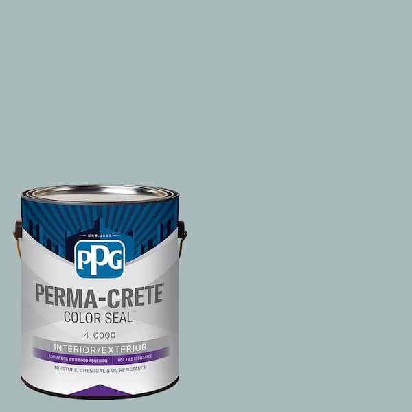 Reviews for Perma-Crete Color Seal 1 gal. PPG1145-4 Blue Willow Satin ... Reviews for Perma-Crete Color Seal 1 gal. PPG1145-4 Blue Willow Satin ...