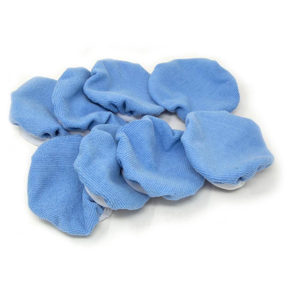WEN 9 in. to 10 in. Made Premium Microfiber Car Bonnets Polishing (8 ...