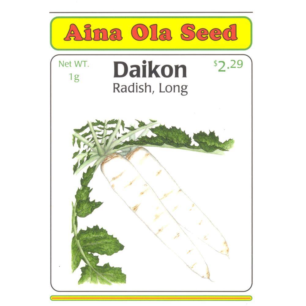 Aina Ola 1 g Daikon Radish Long 685967 - The Home Depot