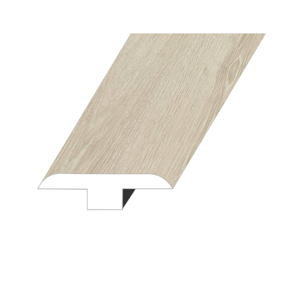 Montserrat Lineage Lumen Ash 0.5 in. Thick x 1.8 in. W x 94.5 in. L HDF ...