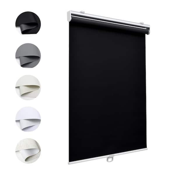Aosky Cordless Blackout Roller Shade, Thermal Insulated, Easy Install ...