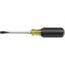 Klein Tools 7/32 in. Keystone-Tip Flat Head Screwdriver with 3 in. Round Shank-Cushion Grip ...