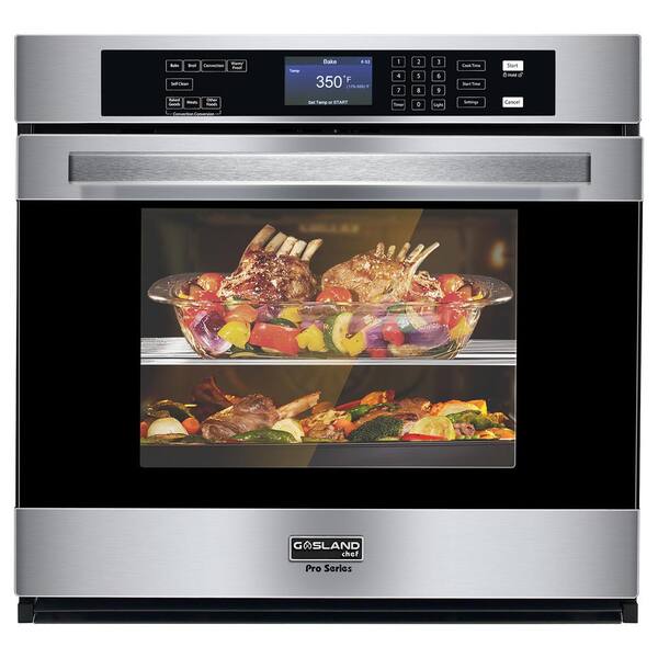 GASLAND 30 in. 5.0 cu. ft. Single Electric Wall Oven with Convection ...