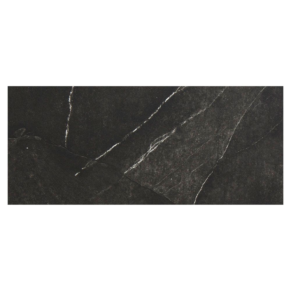 PALISADE 11in x 4. 5in Vinyl Wall Tile Sample in Black Ice PAL17 - The ...