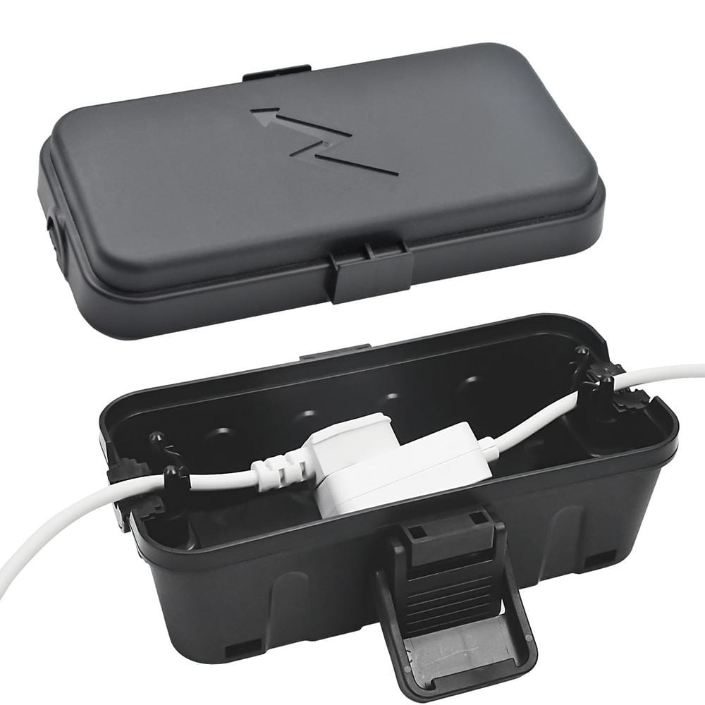 Vrbgify Small Weatherproof Electrical Connection Box Extension Cord ...