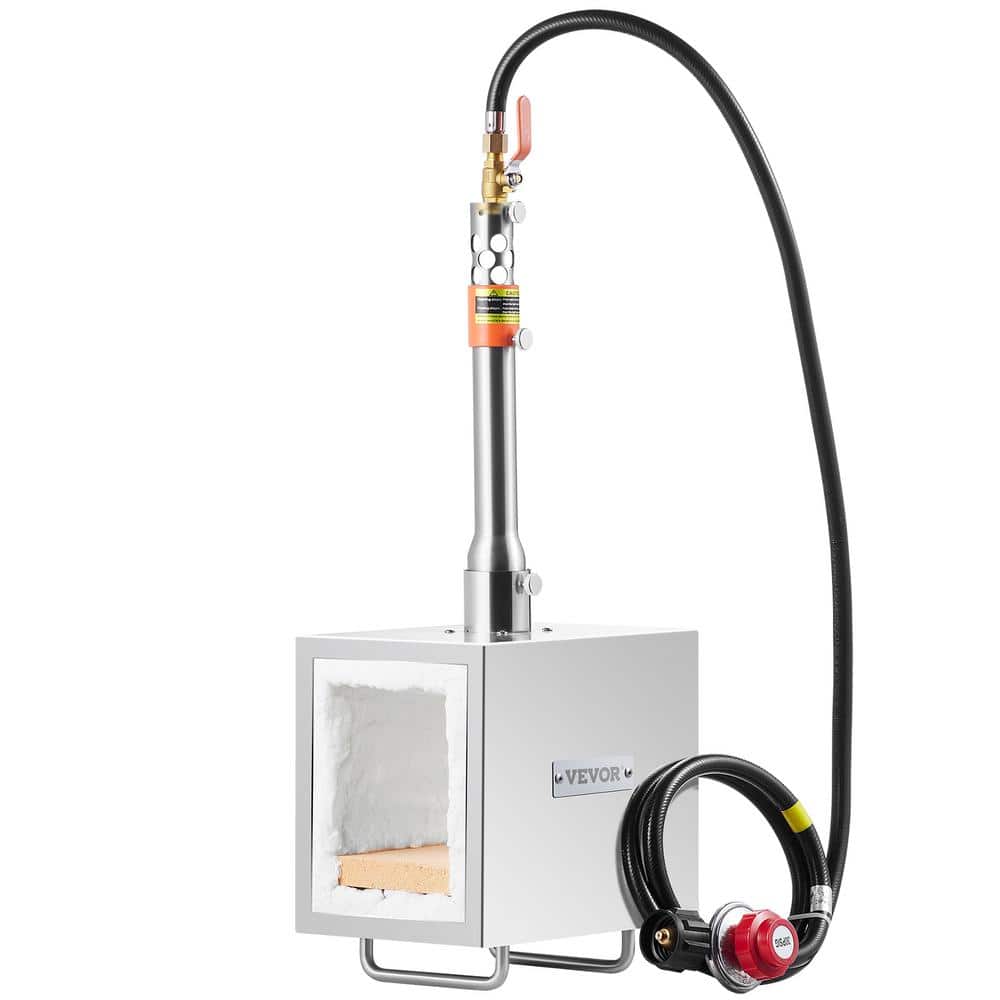VEVOR Portable Propane Forge 1-Burner Farrier Forge 2,600°F Knife Metal ...