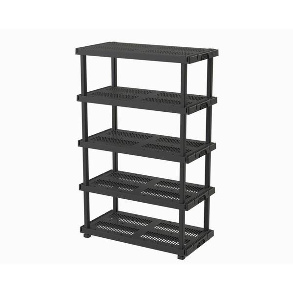 Have a question about HDX 5 Tier Plastic Adjustable Shelving unit in ...