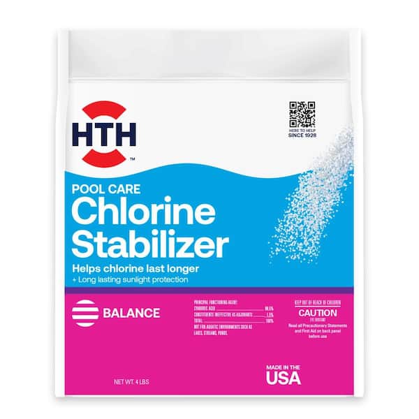 HTH 4 lb. Pool Care Chlorine Stabilizer 67061 - The Home Depot