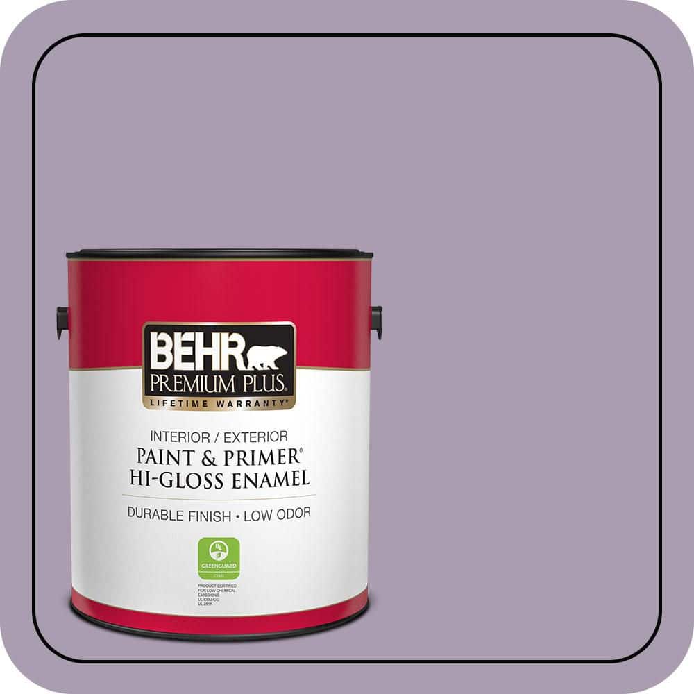BEHR PREMIUM PLUS 1 gal. #PPU16-12 Charm Hi-Gloss Enamel Interior ...