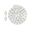 Steel 6 ft. Chain & Quick Link Connector/Hanging Max.40 lbs.-Lighting ...