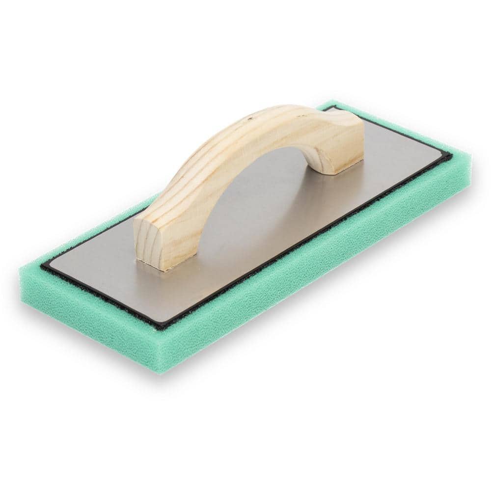MARSHALLTOWN 12 in. x 5 in. x 1 in. Green Foam Float, Coarse GFF125C-HD ...
