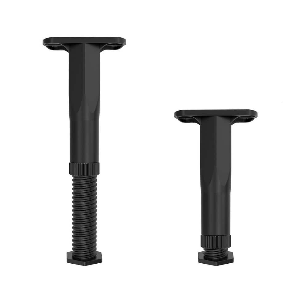 Angel Sar 4-Piece 8.3-14.5 in. Plastic Adjustable Bed Frame Support ...