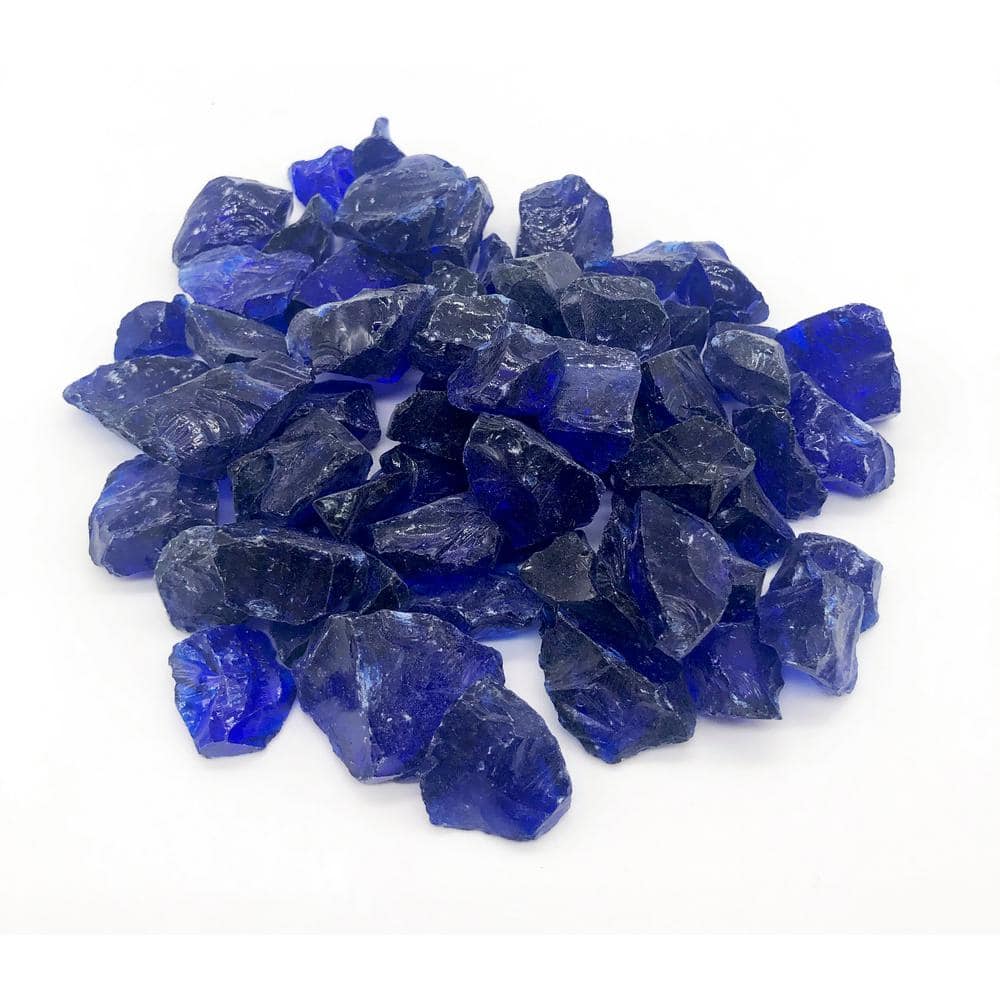 Element Fireglass 10 lbs. Royal Blue Fire Glass 12554 - The Home Depot