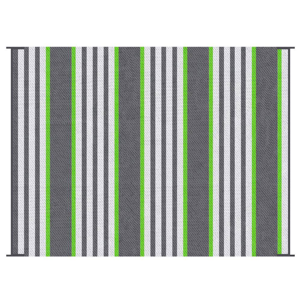 COOLSHARK 9 ft. x 12 ft. Waterproof Outdoor Patio Rug Indoor Large ...